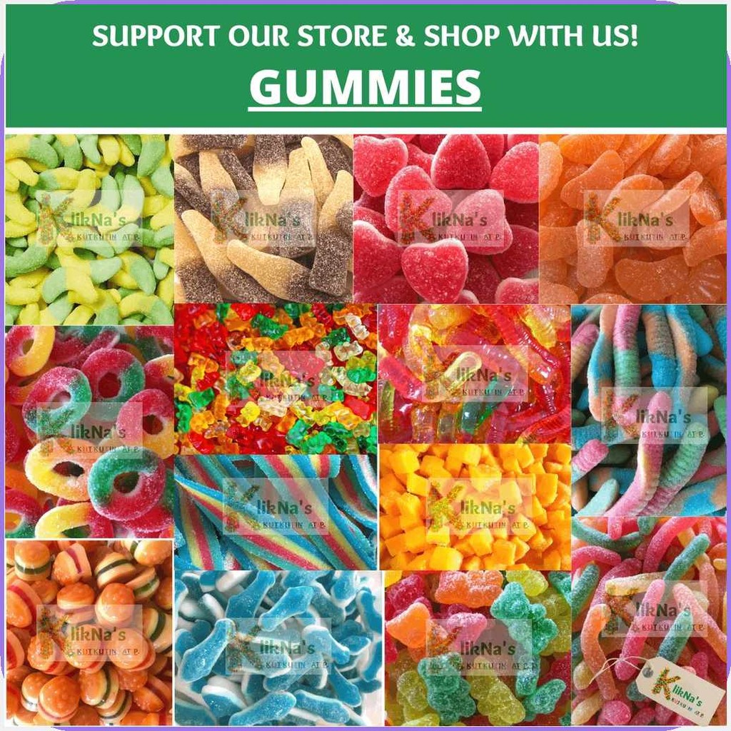 KlikNa’s{U$Mixed'p_/*t~Assorted?l~Gummy?G~Candies_Oh*1kl?o~|?u~Gumies Candy per Kilo | Pang ...