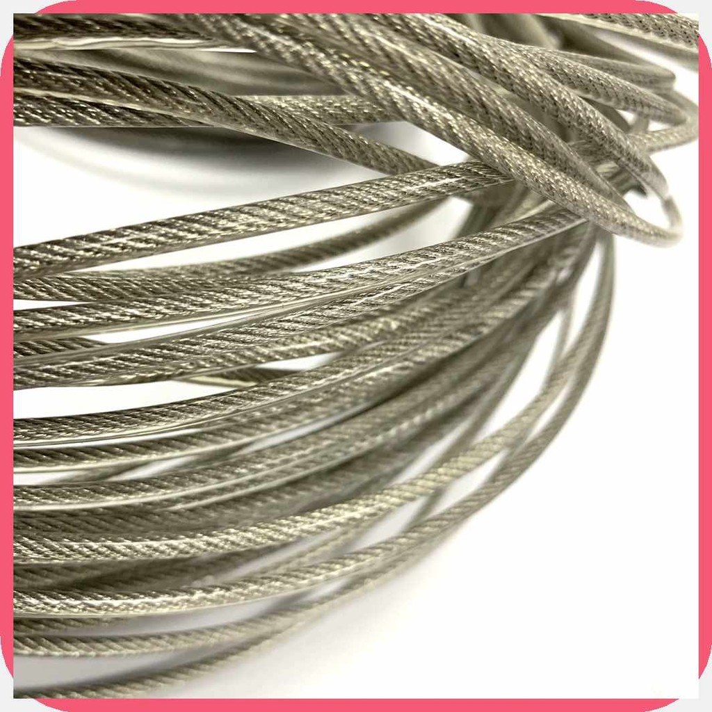 10mm PVC 5m -10m -15m -20m Plastic Coated Galvanized Steel Wire Rope ...