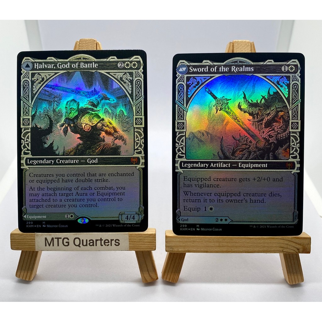 Pr0xy Card - Halvar, God of Battle (Showcase Foil) | Kaldheim (KHM ...