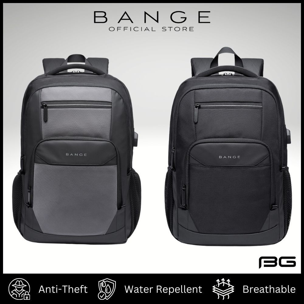 Bange 1922 Backpack (45x30x18cm, 25L) - Water-Repellent, USB Port, Anti ...