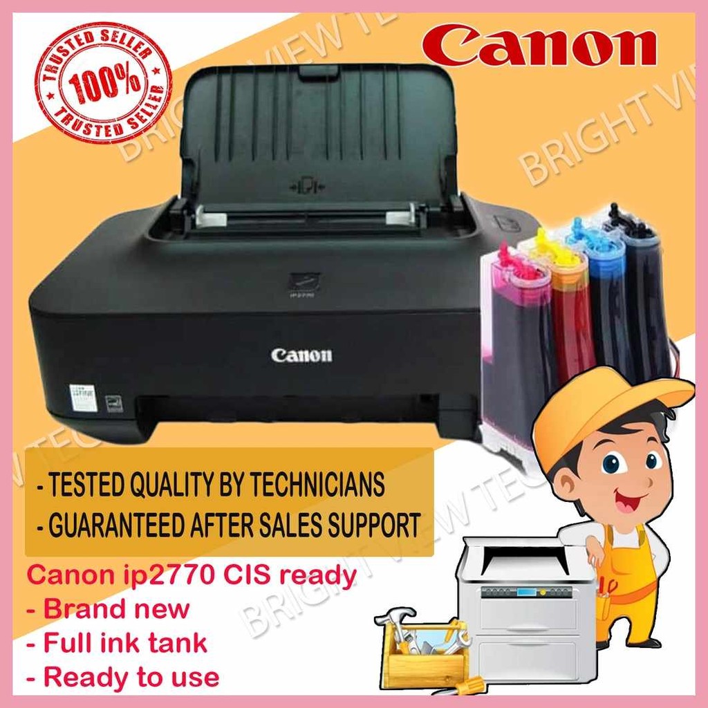Canon)b+Pixma.jd!IP2770;dw&printer`fF&w/`RZ&CISS`Le&continuous`vu&ink`Sf&supply FREE 1 SET OF ...