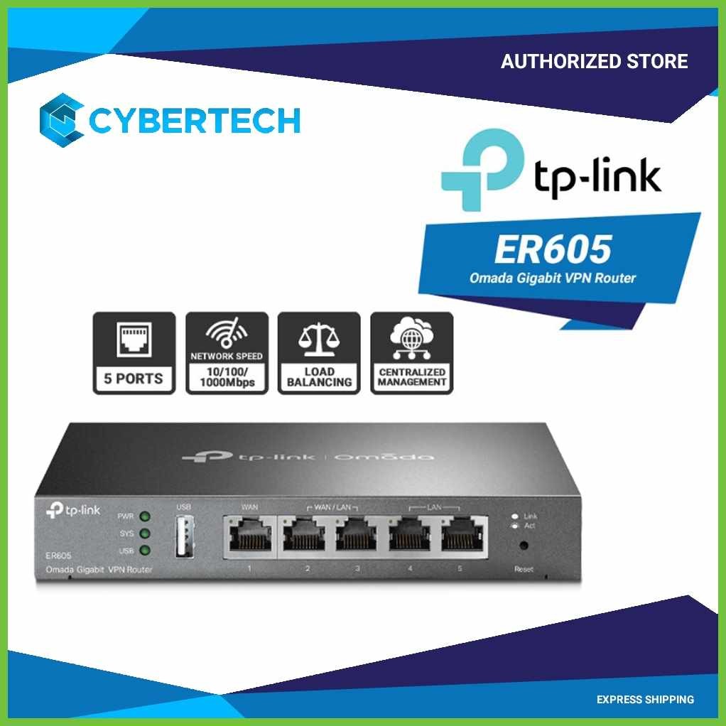 TP-Link!I)ER605!h?Omada$a^Gigabit/r^VPN/j^Router | Shopee Philippines