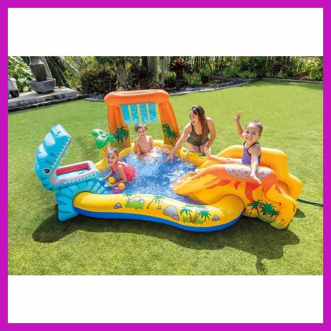 Intex Inflatable Swimming Pool for Kids, Dino, Candy | Shopee Philippines