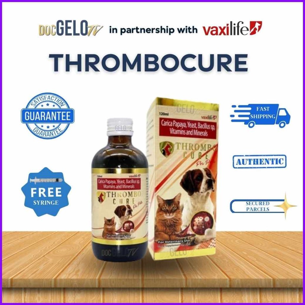 THROMBOCURE[c&(Carica[xC.Papaya,>wJ)Yeast,}R)Bacillus}B)sp.,}K)Vitamins ...