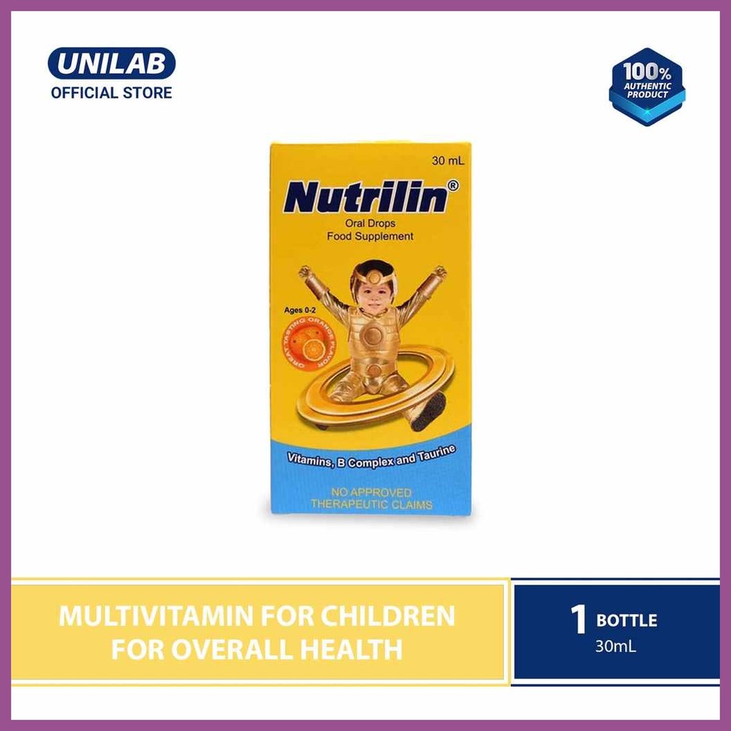 Nutrilin?MJ+Drops^a?30mL*tG?Multivitamin*Ut?For*jw?Children*LY?For+Hu ...