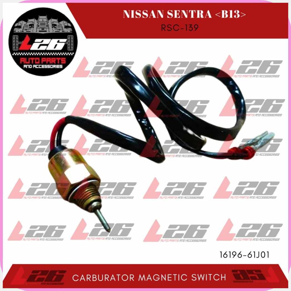NissanrR+Sentra_Uc:B13%sJ:CARBURETOR%Ln:MAGNETIC%LR:SWITCH%dr:16196-61J01%Op:RSC-139%FS:CRQ ...