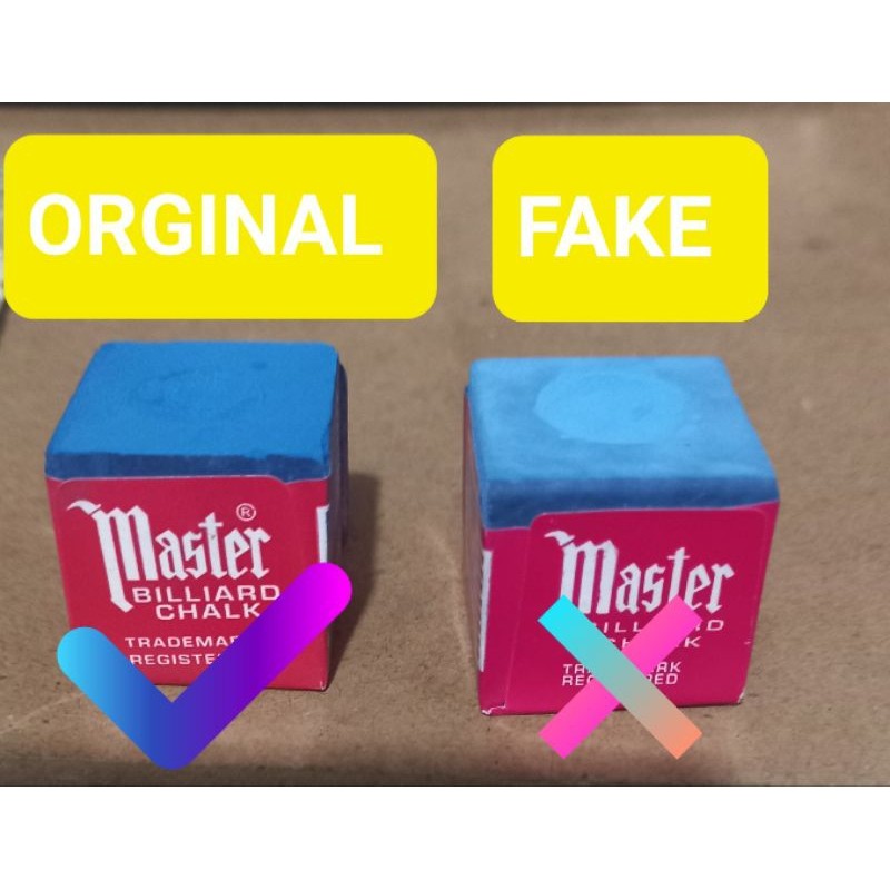 Master chalk original tisa for billiards | Shopee Philippines