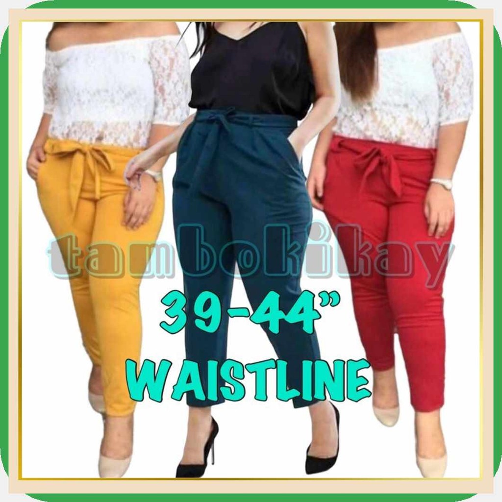 39-44” BIG SIZE - PLAIN AND CHECKERED CANDY PANTS (CAN FIT: 39-44 ...