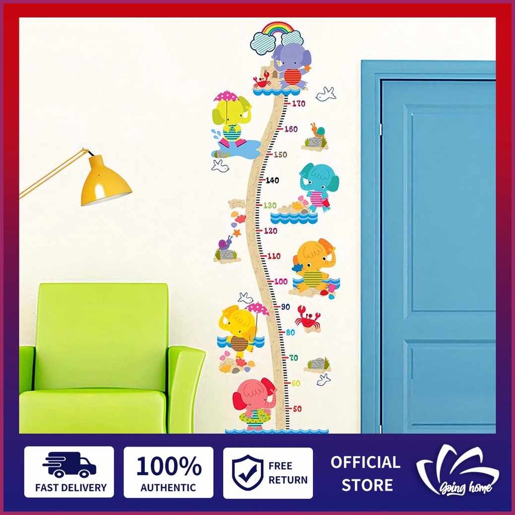 New)nq`Arrival{P-WallZTDecalYCHeightDRChartSgforLcKidsPXWall Sticker ...