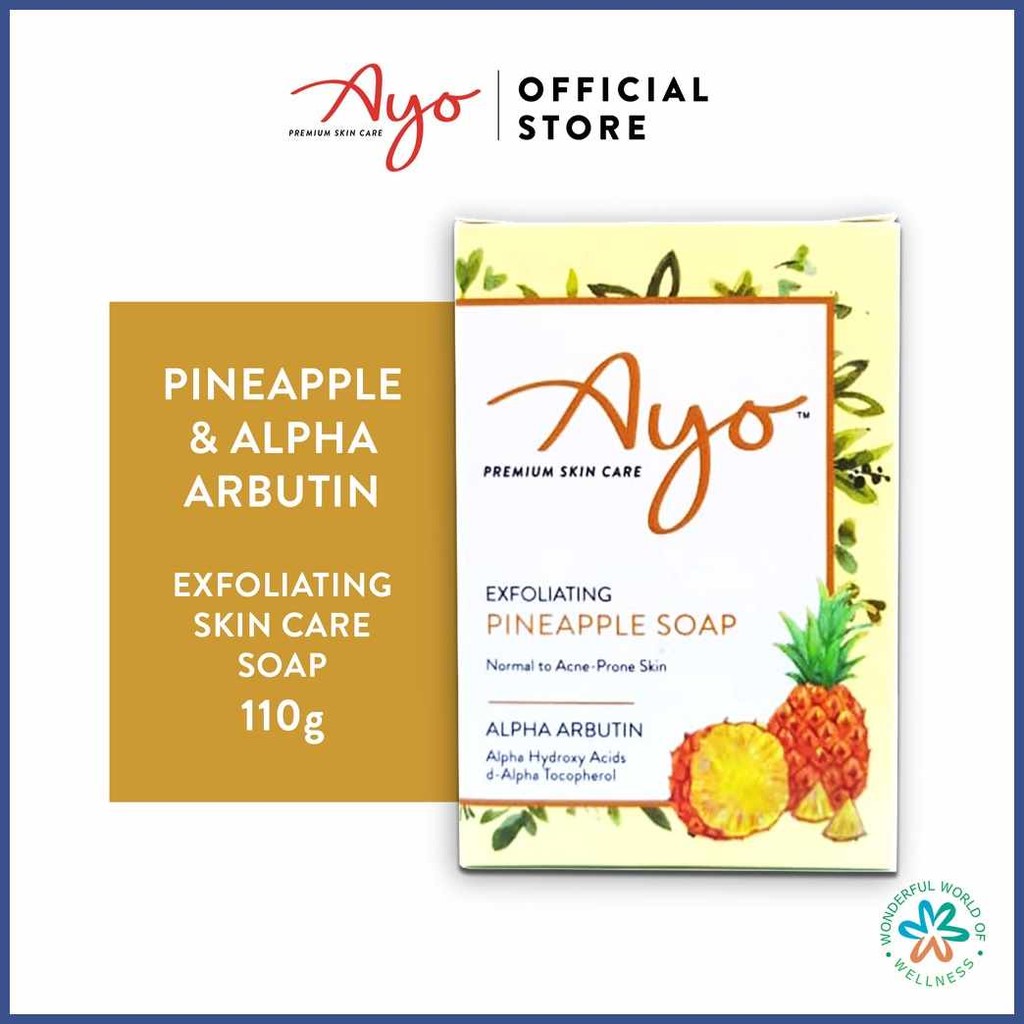 Ayo[Q/Exfoliating[G^Pineapple>at)Soap}EO*110g | Shopee Philippines