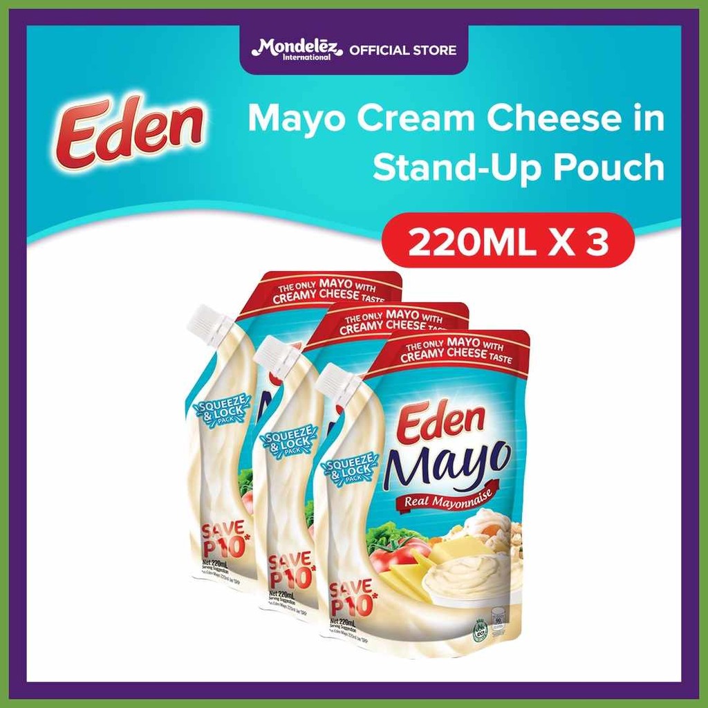 Eden*HZ}Mayo-gk%Pouch+CJ@Kh@Y?f~-?C~Real?C~Mayonnaise with Cream Cheese ...