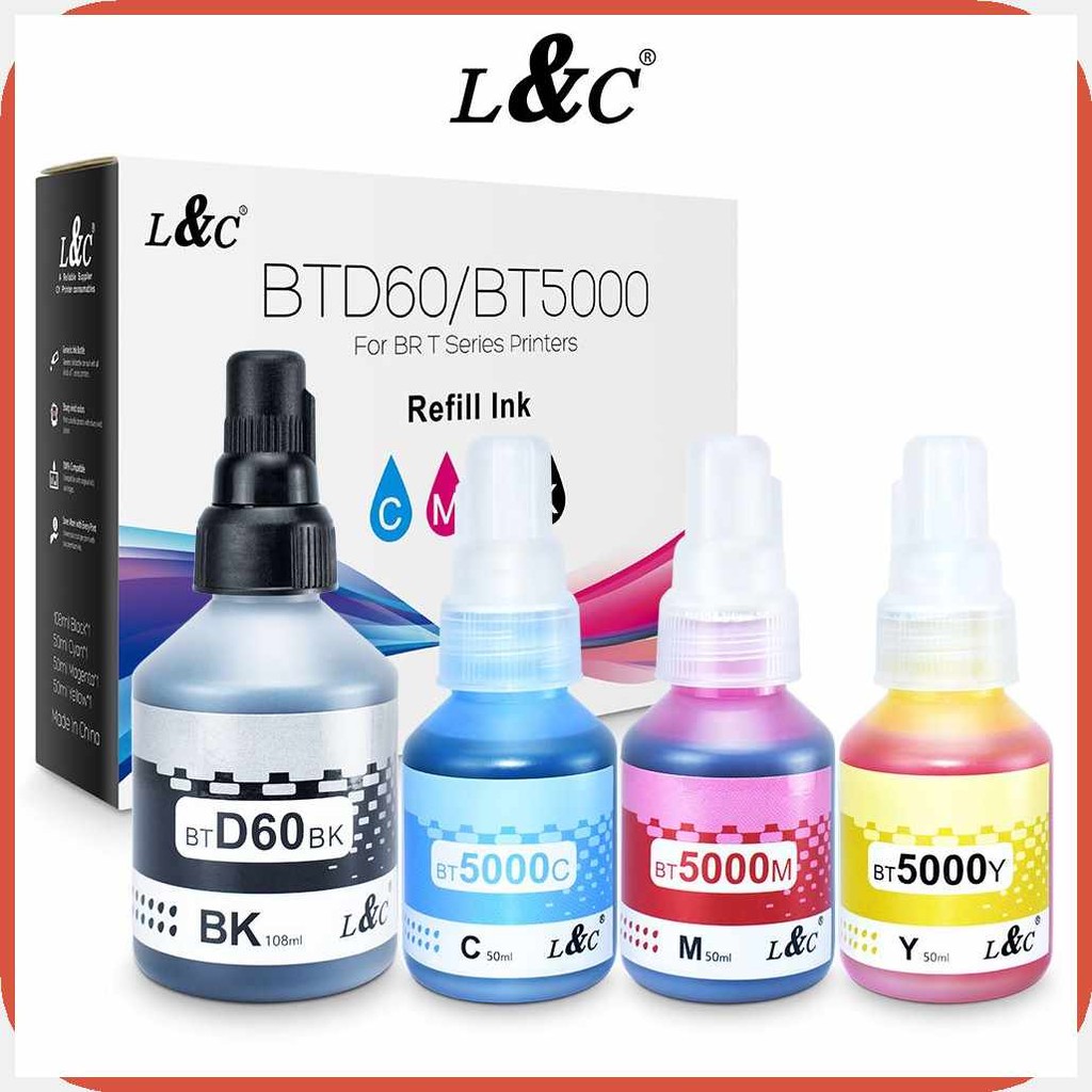 L&C~vK wX)BTD60}wh)108ML}dT)BT5000}bi)CMY}D)50ML}t)Ink For Brother ...