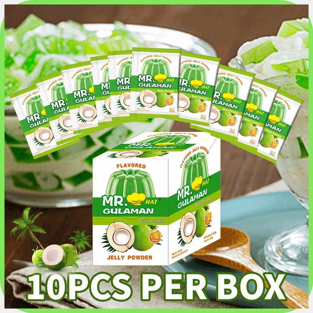 Mr.^A>Hat)MD?Gulaman*ty?Unflavored*eE?Gulaman*aK?10pcs*Be?Buko*d?Pandan ...