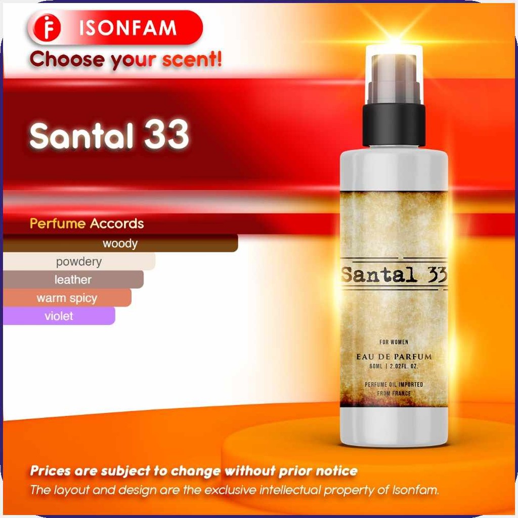 Santal 33 Perfume Inspired Scent Oilbase LongLasting 85ml Bottle ...