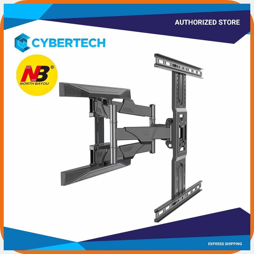 North Bayou P6 Full Motion Cantilever Wall Mount For 45-75 100lbs Tv ...