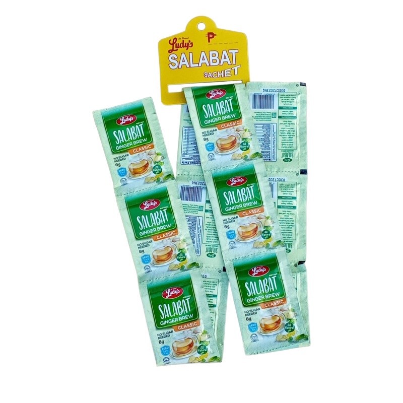 Ludy's Ginger Brew Salabat 8grams 12 sachet | Shopee Philippines
