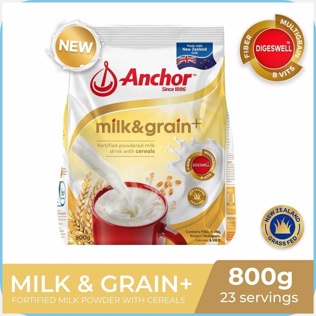 Anchor]cD`Milkk%and+C@o@Grain+g[Plus,h[Milk,eI@Powder+EF@Plain 800g ...