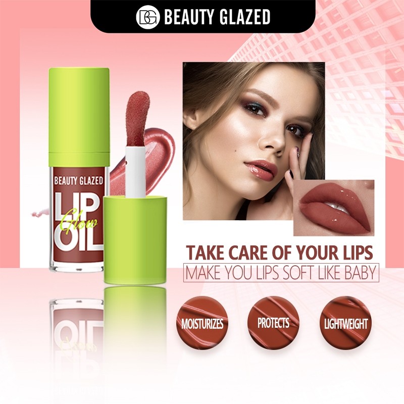 BEAUTY GLAZED Rare Bright Lustrous Lip Essence Lip Oil Moisturizing ...