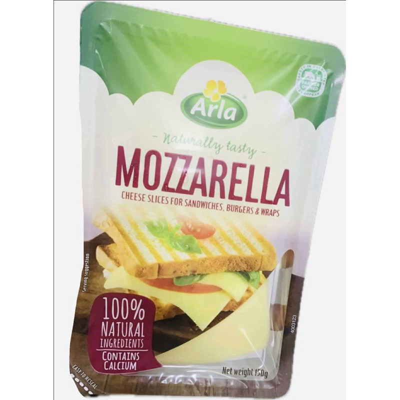 ARLA MOZZARELLA SLICES 150G | Shopee Philippines