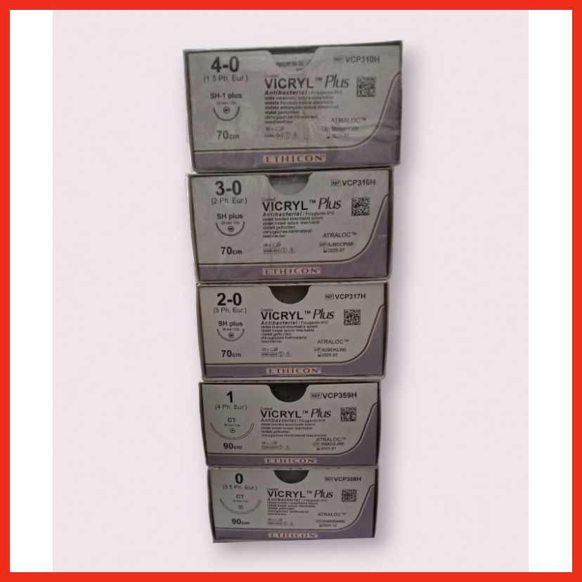 VICRYL sutures ETHICON (4-0, 3-0, 2-0, 1, 0) sold per 1pc | Shopee ...