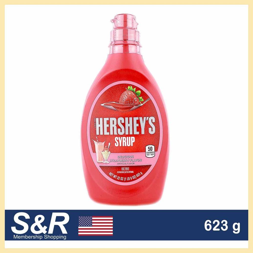 Hershey's Syrup Delicious Strawberry Flavor 623g | Shopee Philippines