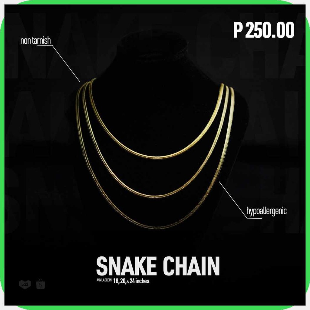 Tiger^JJ*Chain!j/-*OC~Snake>df}Chain>pq}Necklace | Shopee Philippines