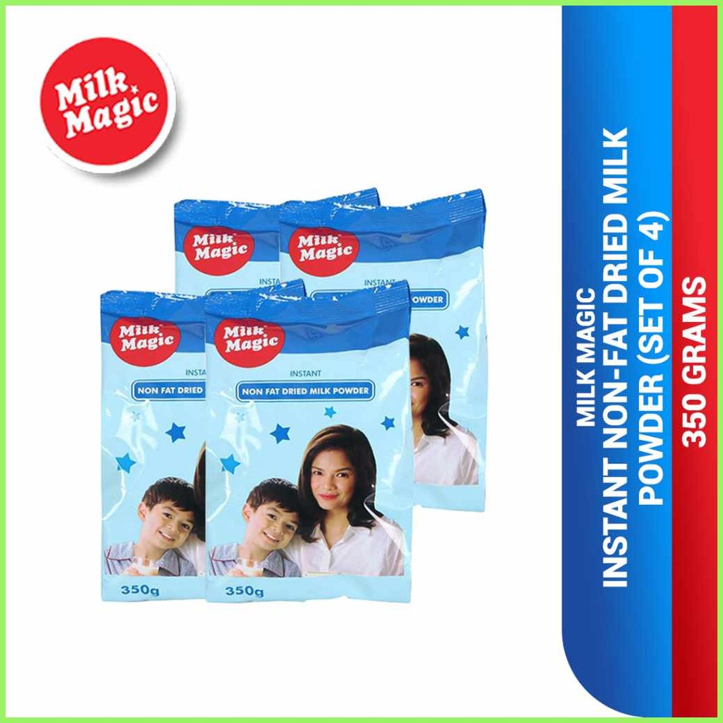 Milk)Oi}Magic xm}Non-Fat>eX}Dried>oD}Milk>BO}Powder>Qw}350g (Set of 4 ...