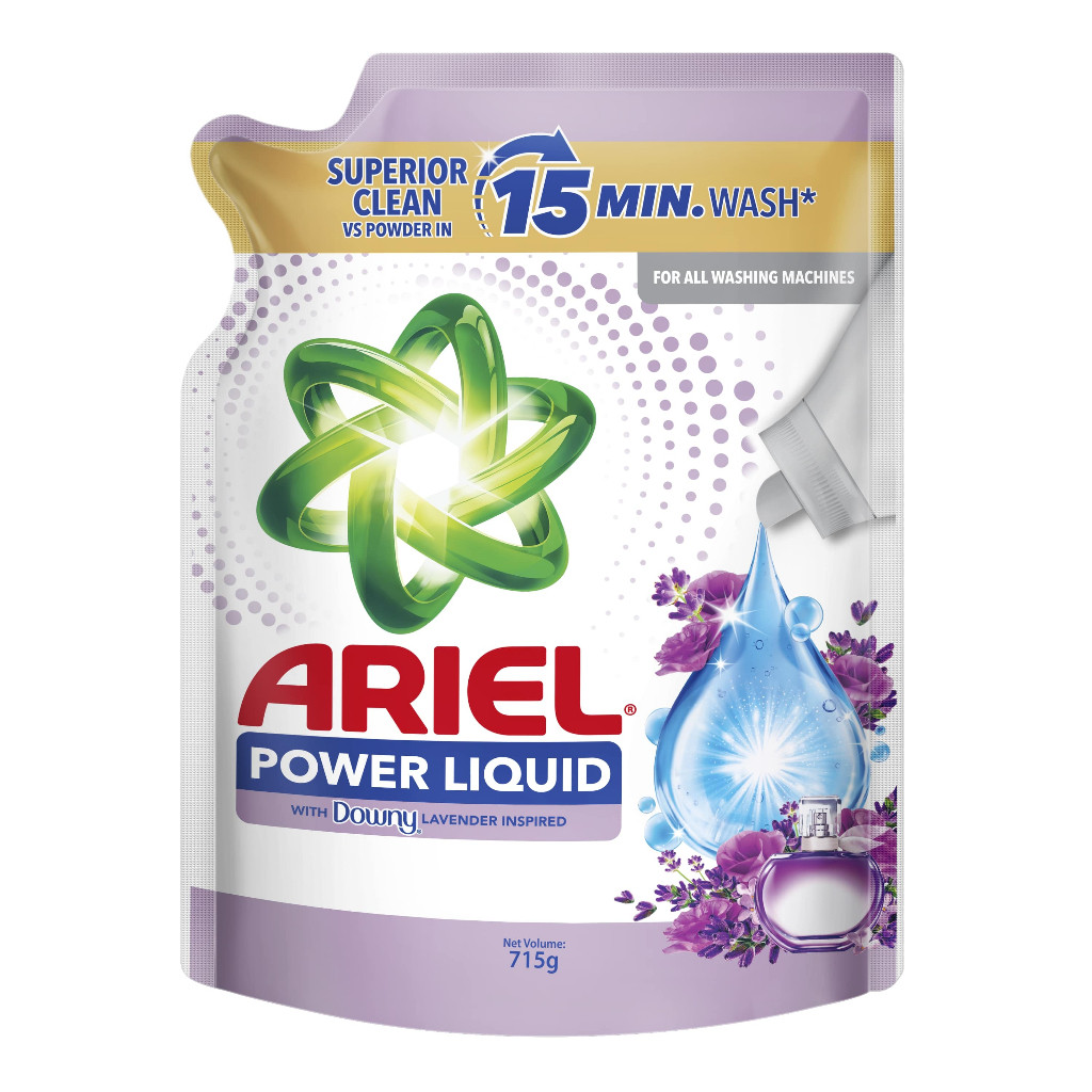 Ariel Laundry Liquid Detergent With Downy Refill Lavender 715g | Shopee ...