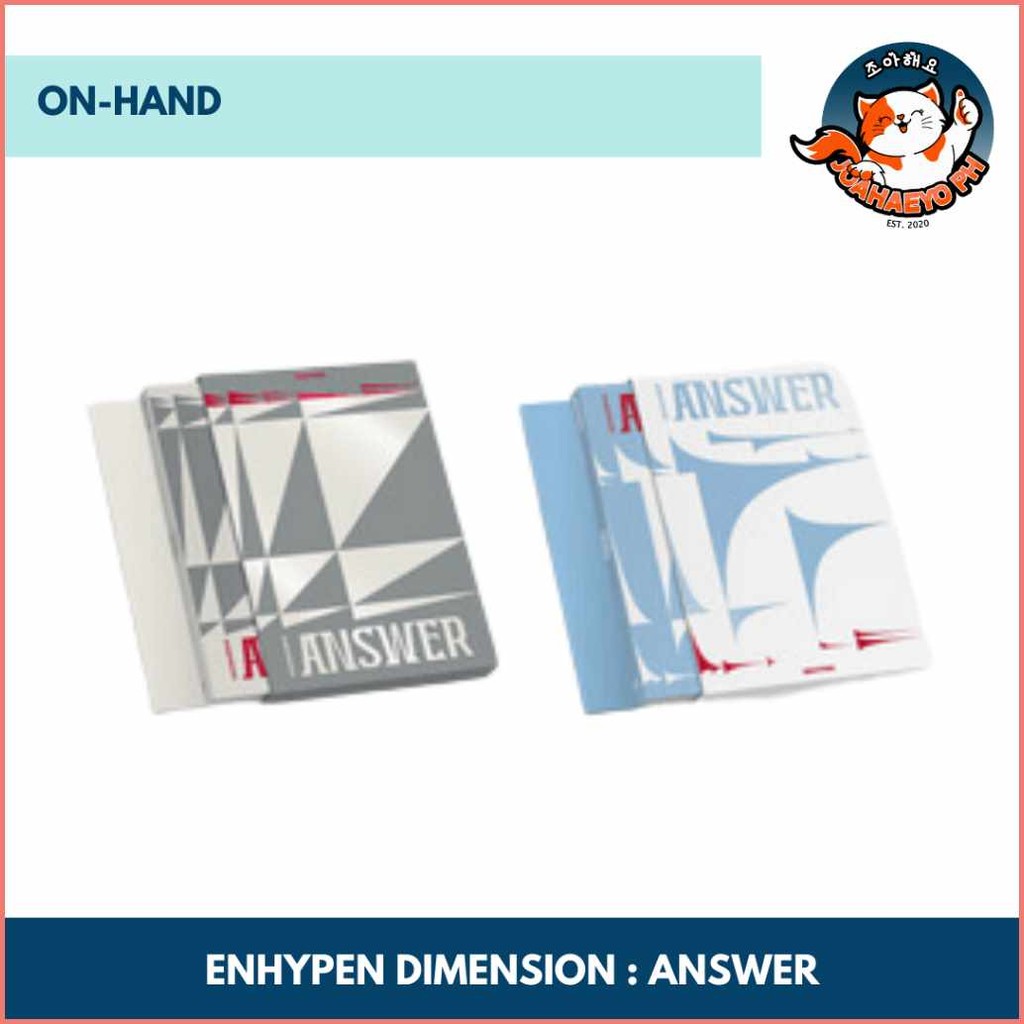 [ON-HAND];W@ENHYPEN)y;-!vo[DIMENSION-n:-EANSWER-rSEALED-BALBUM | Shopee ...