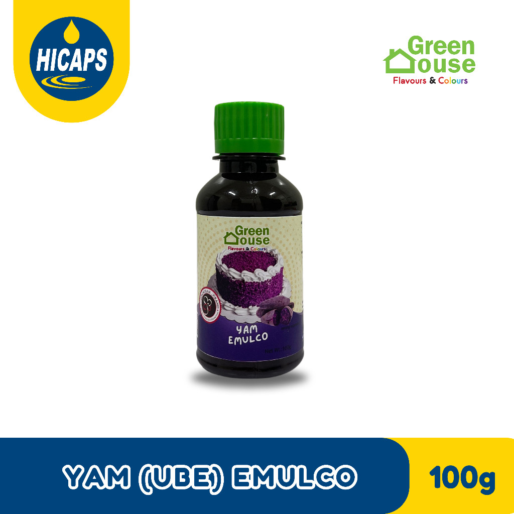 Hicaps Green House Yam (Ube) Emulco 100g (Flavor And Color) | Shopee ...