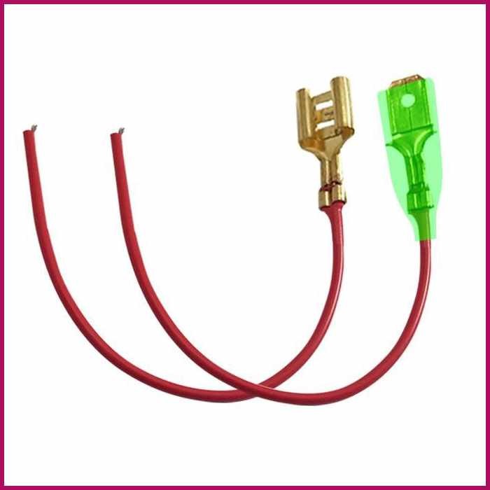 SPADE TERMINAL PIN WITH WIRE WITH PROTECTOR MALE AND FEMALE (PER SET ...
