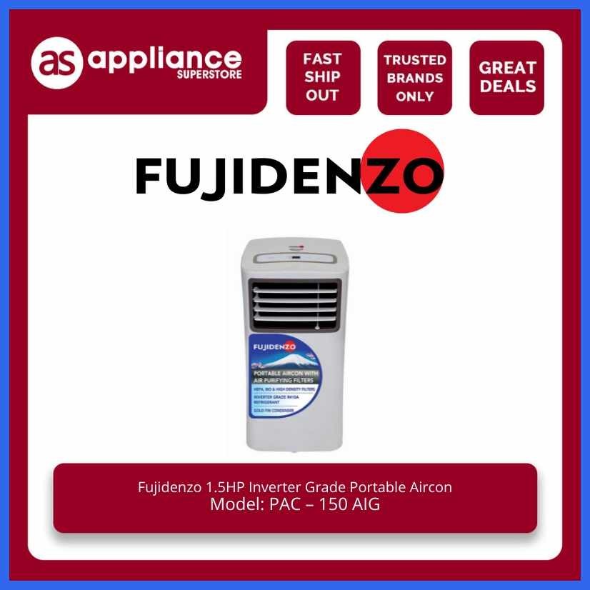 Fujidenzo 1.5HP Inverter Grade Portable Aircon PAC – 150 AIG | Shopee ...