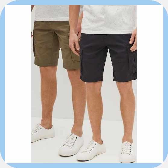 TASLAN 4 POCKETS CARGO SHORTS (UNISEX) | Shopee Philippines