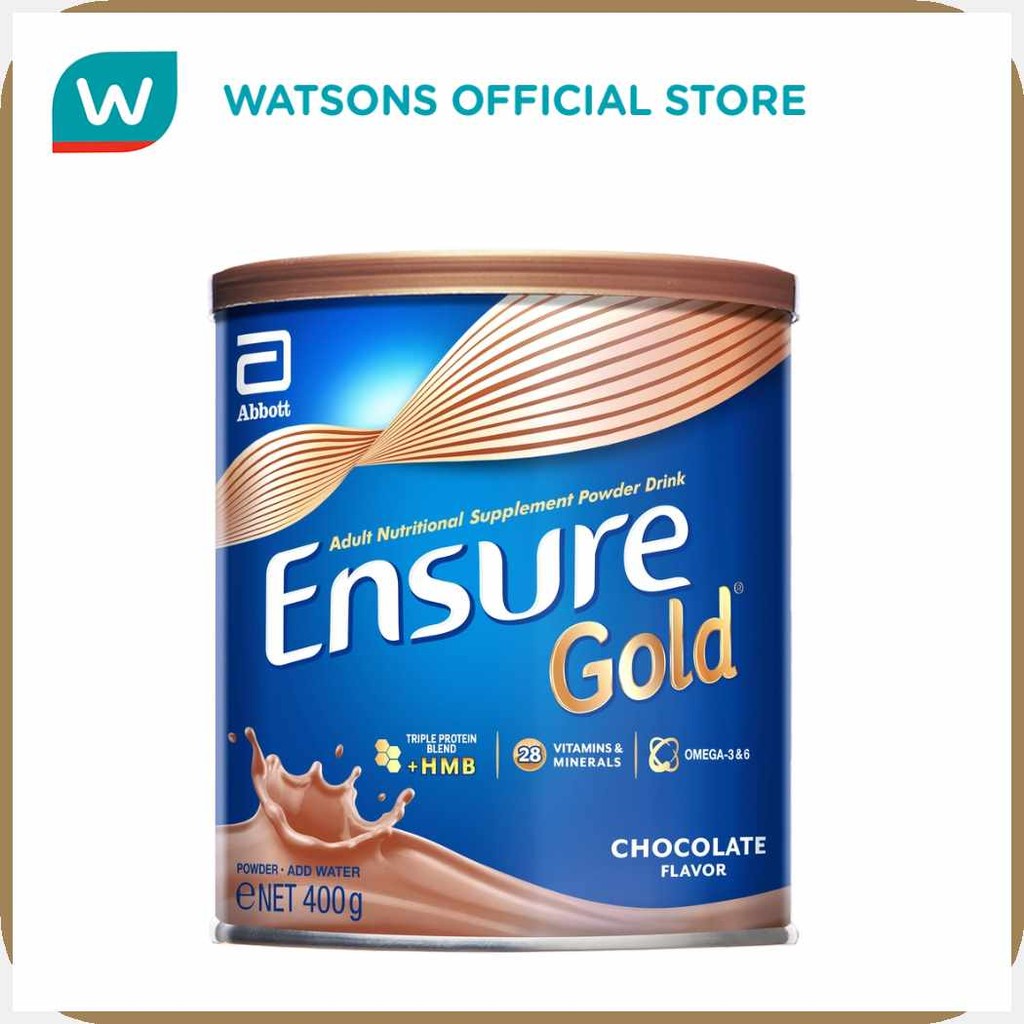 ENSURE Gold Choco 380g Powdered Milk - Adult Supplement | Shopee ...