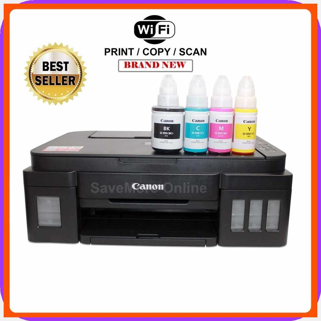 Canon Pixma G3800 Wireless Wi-Fi All-in-One ink Tank Printer READY TO ...