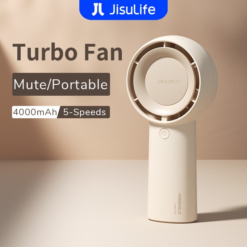 JISULIFE Handheld Fan Life5 Plus Mini Portable Hand Fan USB ...