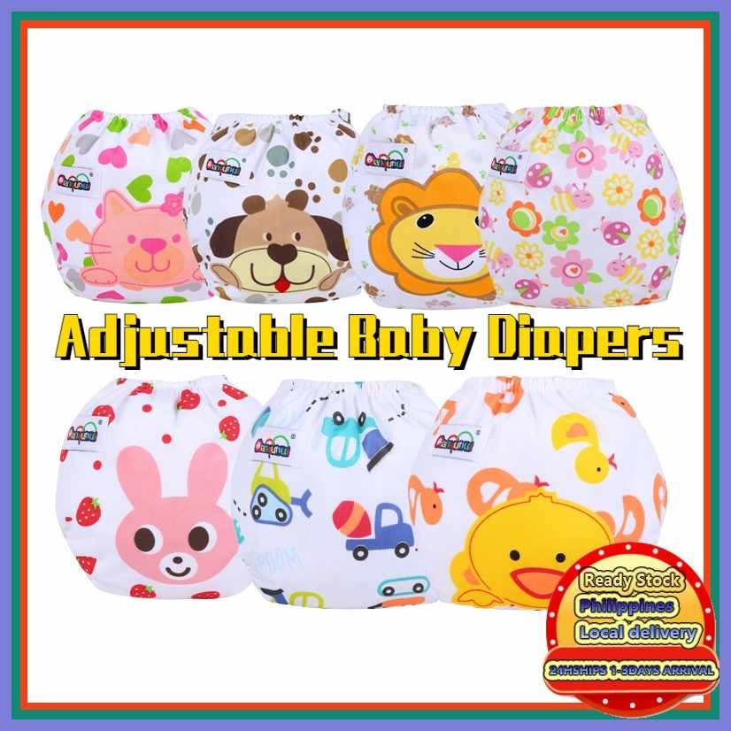 Adjustable>kL:Baby$l'Diapers-lWashableWDiaper]u#Baby]d#Shorts ...