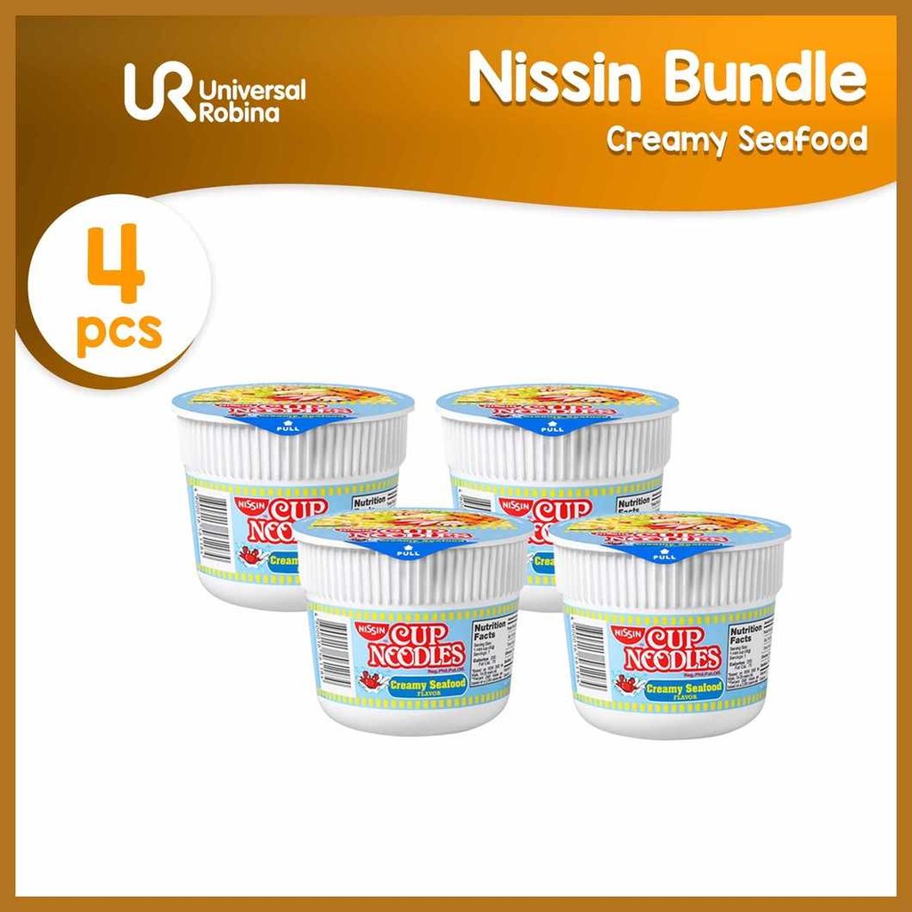 4;f^x#UU(Nissin|Y(Cup|t(Mini|X)Creamy}E)Seafood}m)(45g) | Shopee Philippines