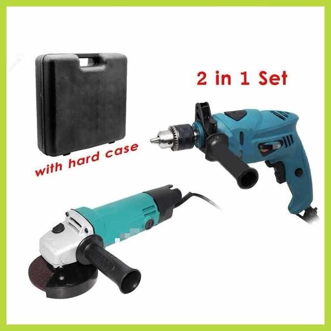 New(N@pV&Drill:i%With_s%grinder_vX%set_RO%power_aK%tools_Fd%(Blue ...