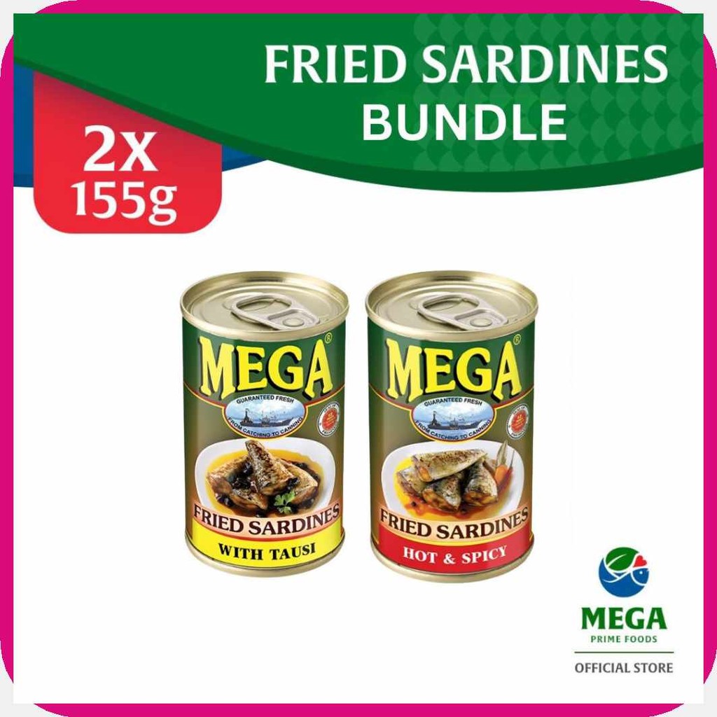 MEGA(cV%Fried-y:Sardines*VR~Bundle | Shopee Philippines