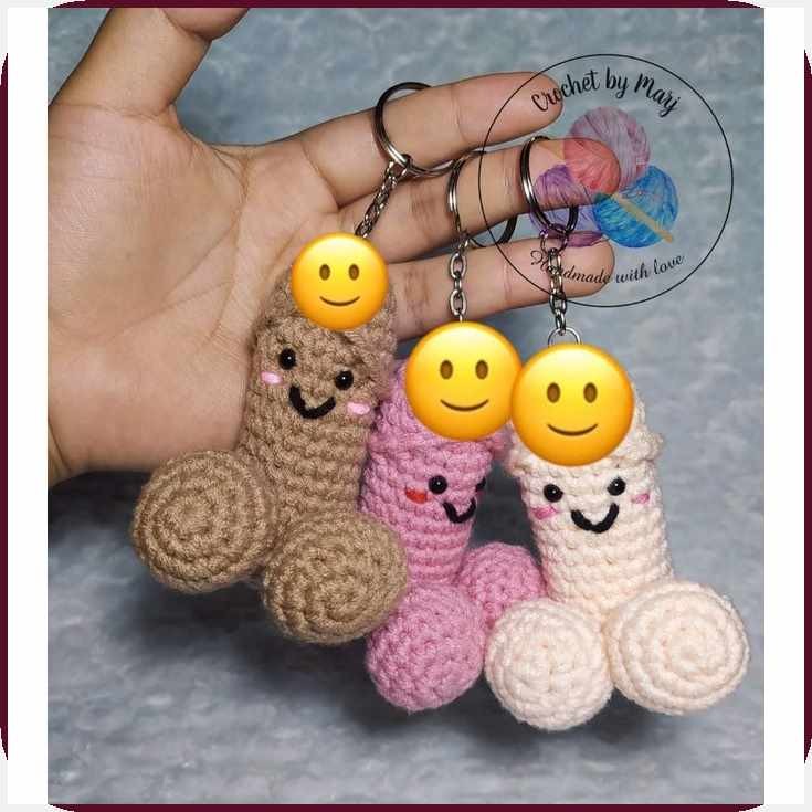 crochet.VP@Putotoy]NR+penis`nT;toy&keychain&|&something&naughty&gift idea | Shopee Philippines