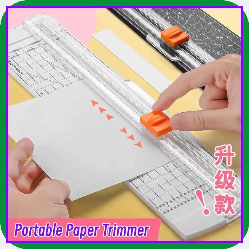 Portable Paper Trimmer Plastic Paper Cutter A4 Size Office Cutting ...