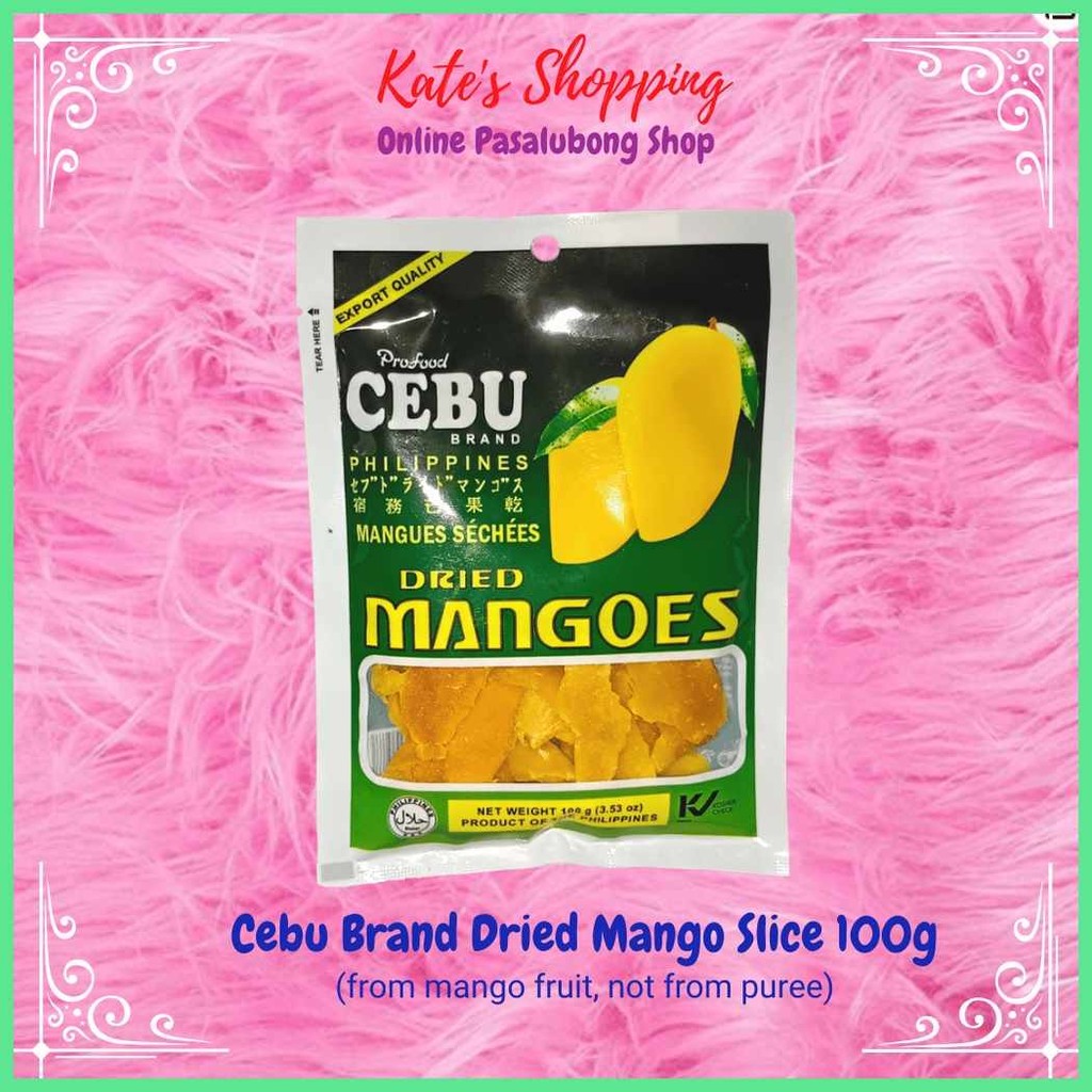Dried Mango Slice 100g ( Cebu Brand ) | Shopee Philippines