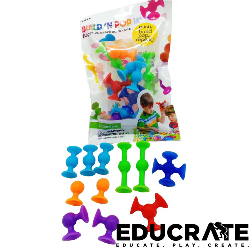 educratePH Build And Pop fidget suction squigz fun little sucker ...