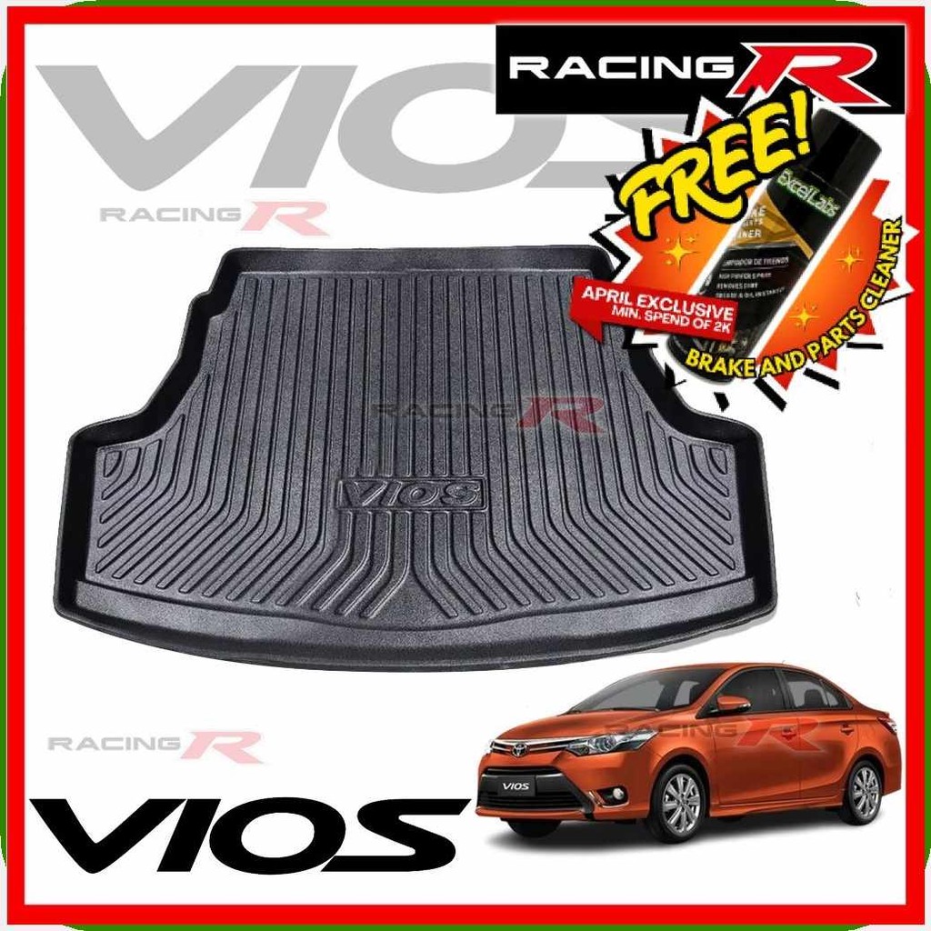 Toyota Vios 2014 to 2018 OEM Rear Cargo Trunk Tray Thailand Quality ...