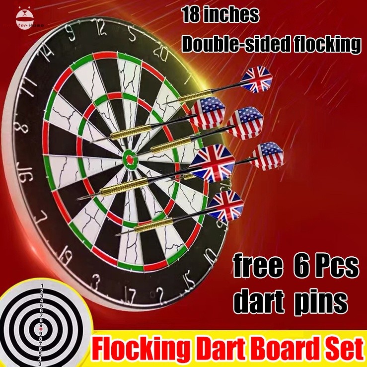 Dart Board Original Dartboard Dart Board Set With 6 Dart Pins | Shopee ...