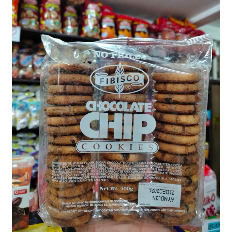 fibisco choco chip cookies | Shopee Philippines