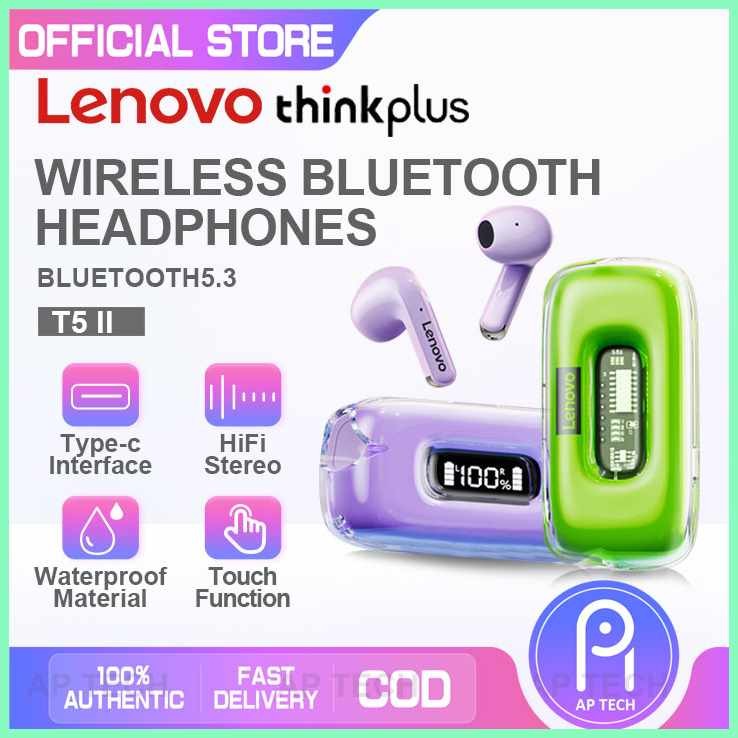 Lenovo[ro{X15&D&II&Bluetooth&5.3&Wireless&Headphones%zG:with%MZ:Mic ...