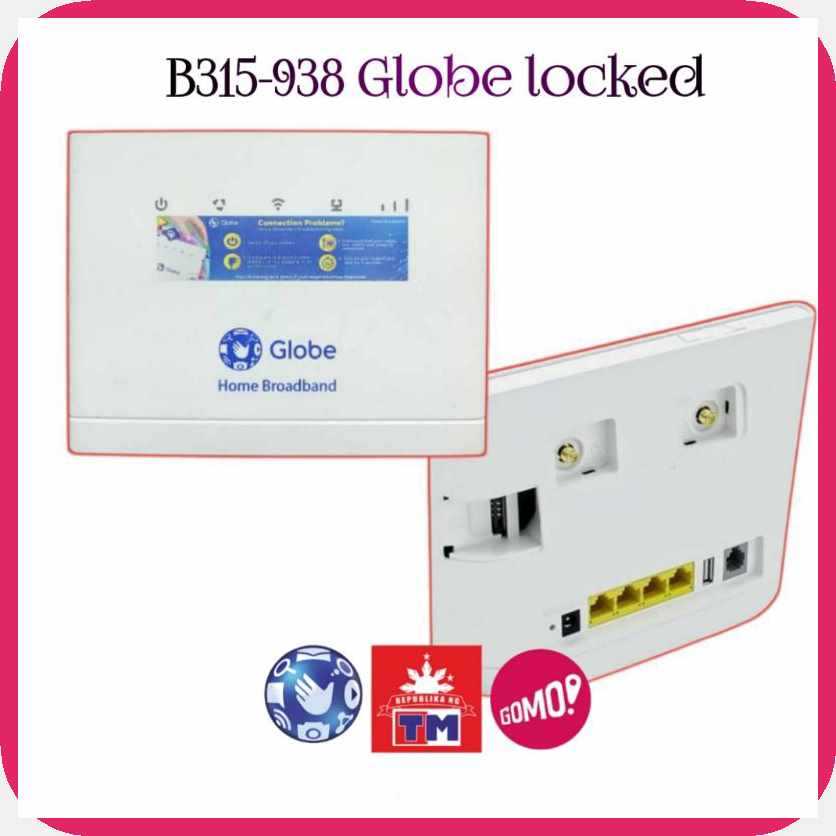 B315S-938 with Admin Access GLOBE HOME BROADBAND 4G LTE FOR GLOBE TM ...