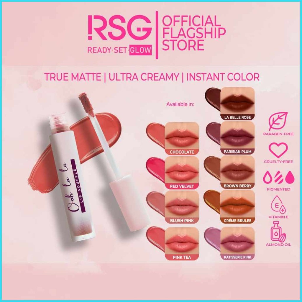 READY)a&SET'gTGLOWS-RSGS-OohU-Lalao-LipK-Souffleb-| Full Coverage Matte ...